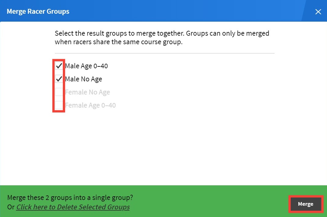 Setting up Results – Zone4 Help